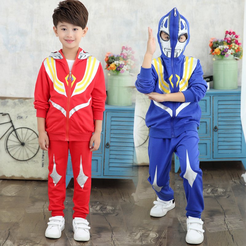 4-12 years Boy Super Ultraman Cotton Jacket & trouser - Nr Online Shop
